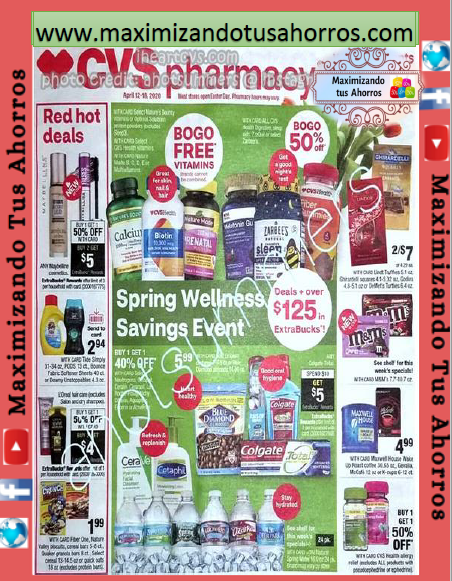 Circular CVS 12 al 18 Abril 2020 - Maximizando Tus Ahorros