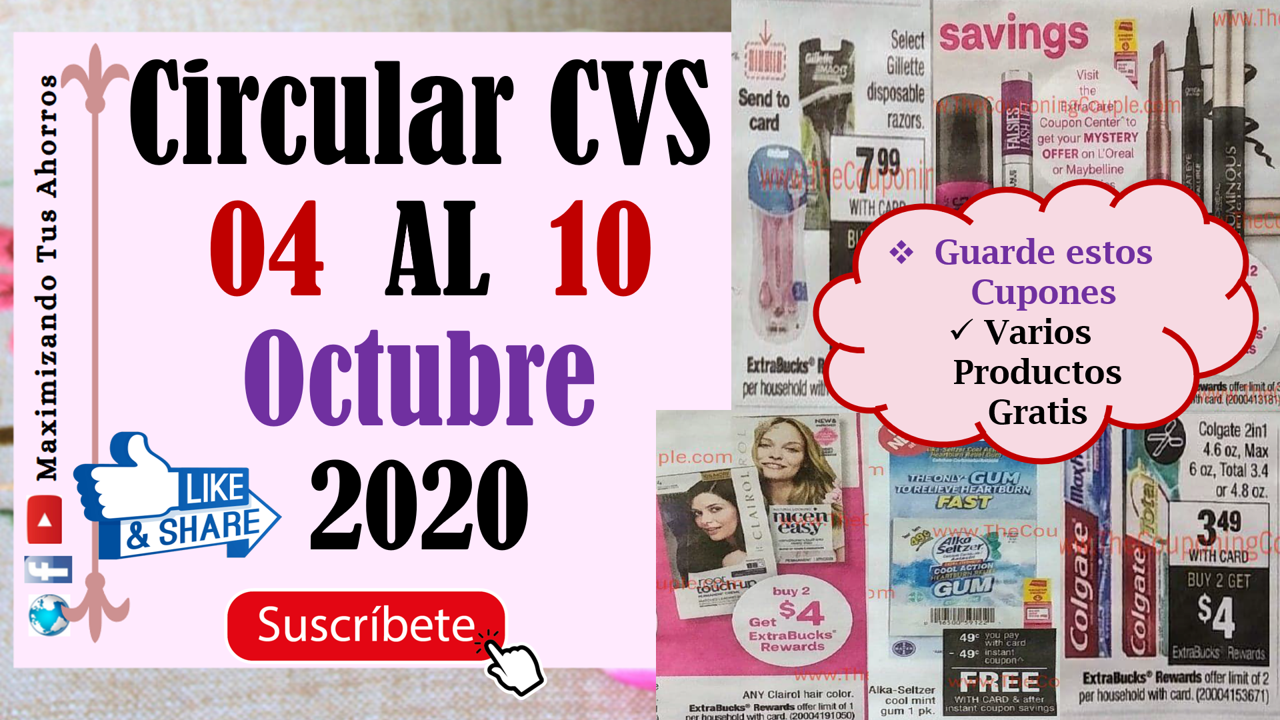 Circular CVS 10/4/20 al 10/10/20 - Maximizando Tus Ahorros