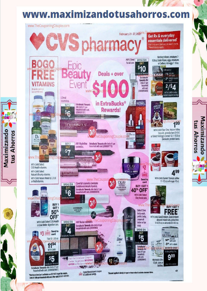 Circular CVS 2/21/21 al 2/27/21 - Maximizando Tus Ahorros