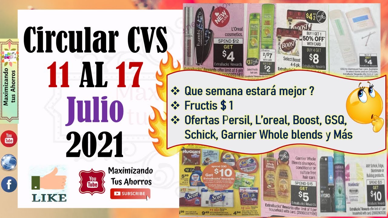 Circular CVS 7/11/21 al 7/17/21 - Maximizando Tus Ahorros