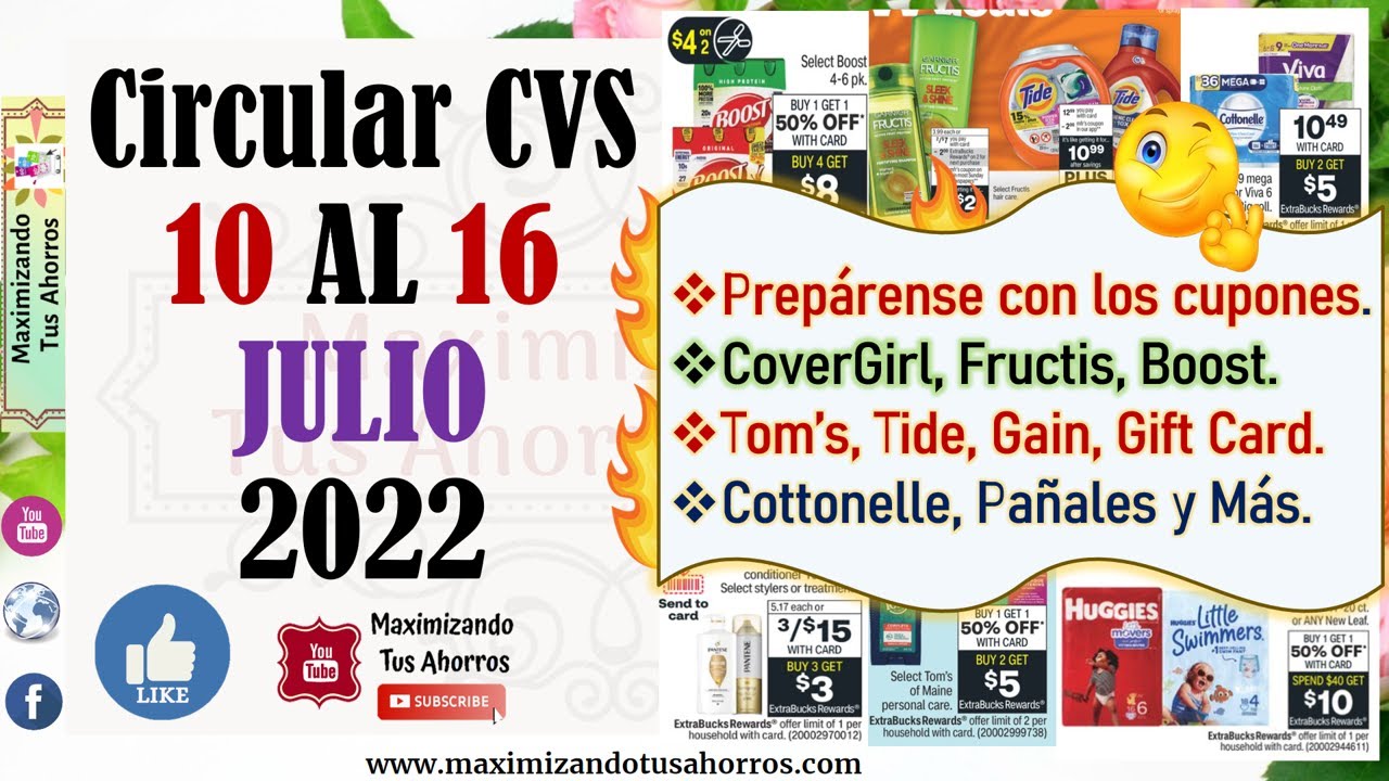 Circular CVS « 7/10/22 al 7/16/22 - Maximizando Tus Ahorros