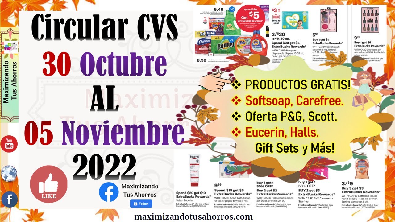 Circular CVS 👉🏻10/30/22 al 11/5/22 - Maximizando Tus Ahorros