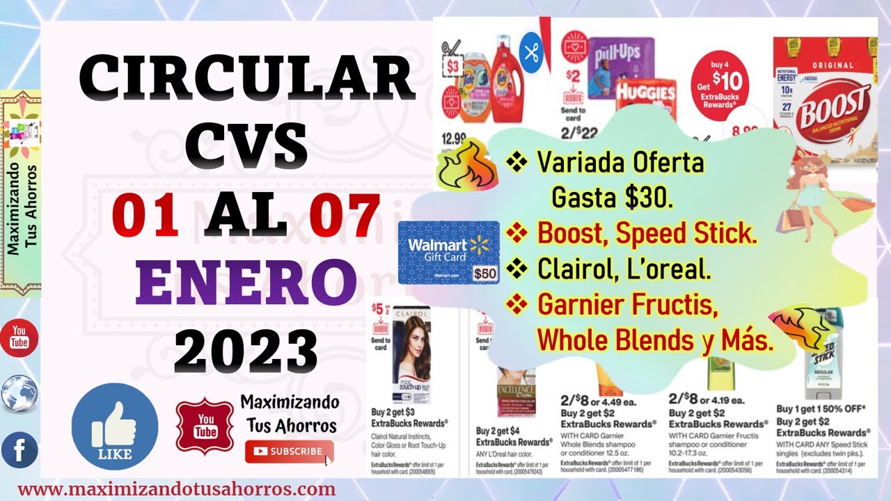 Circular CVS 👉🏻1/1/23 al 1/7/23 - Maximizando Tus Ahorros