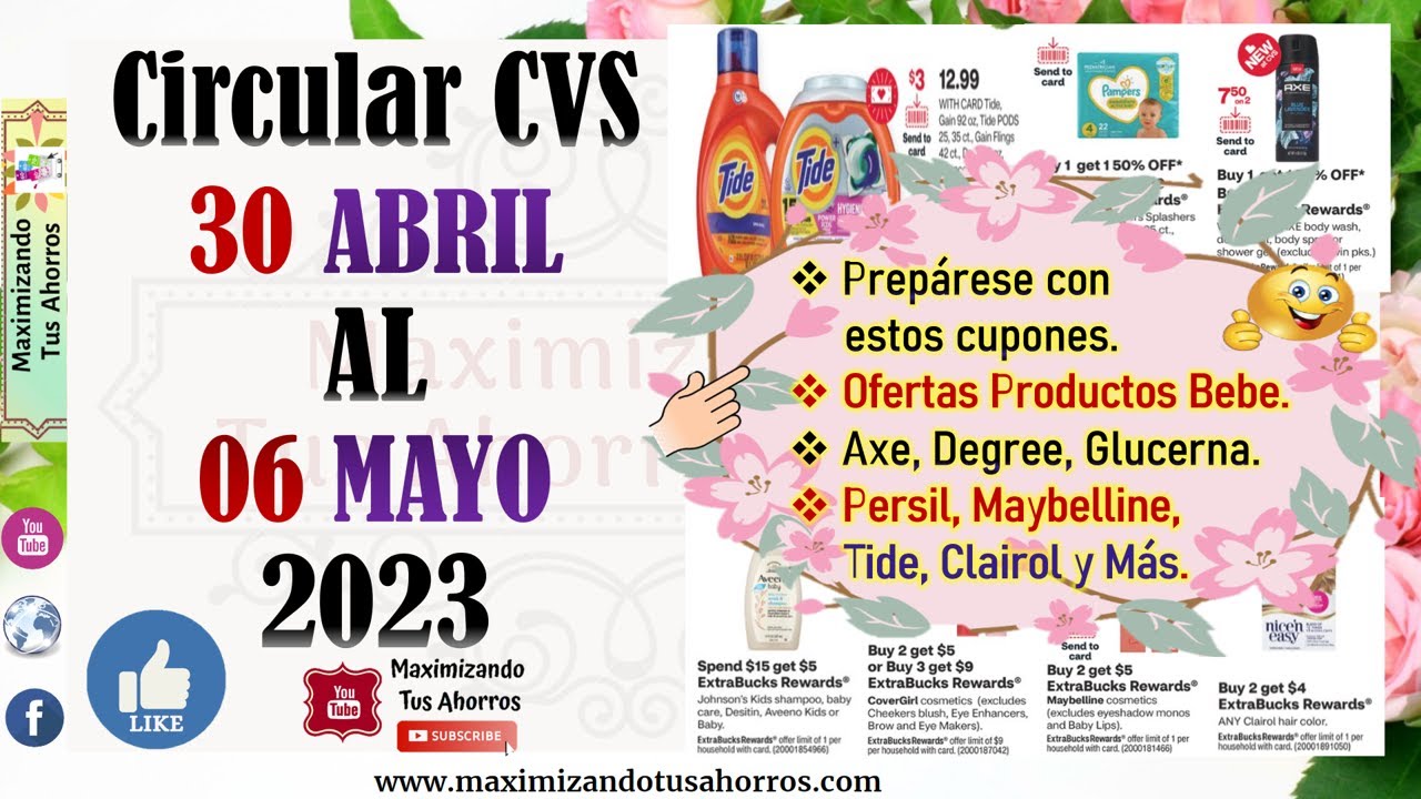 Circular CVS 👉🏻4/30/23 al 5/6/23 - Maximizando Tus Ahorros